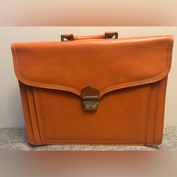 Bags | Mens Carmel Leather Shoulder Bag | Poshmark
